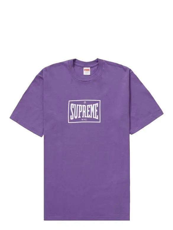 Supreme Warm Up Tee Shirt - Purple
