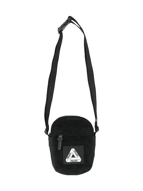 PALACE Corduroy Shot Bag - Black