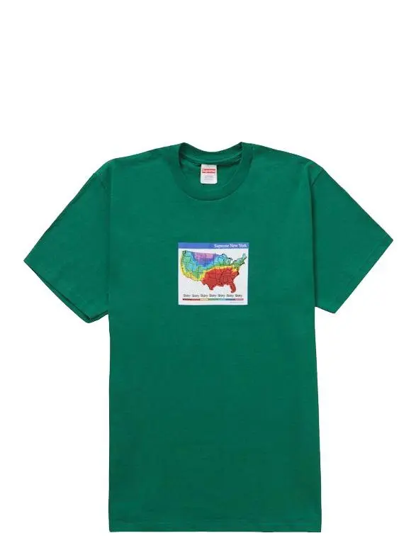 Supreme Weather Tee Shirt - Pine