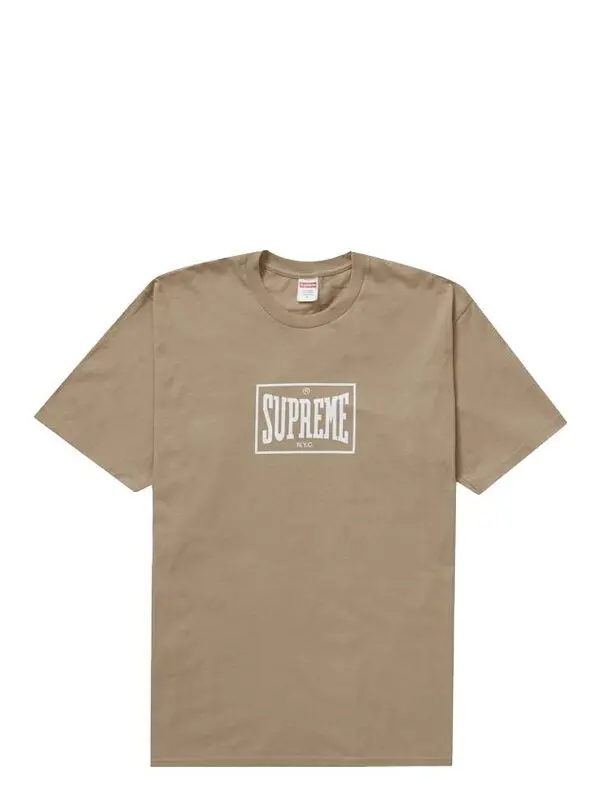 Supreme Warm Up Tee Shirt - Khaki