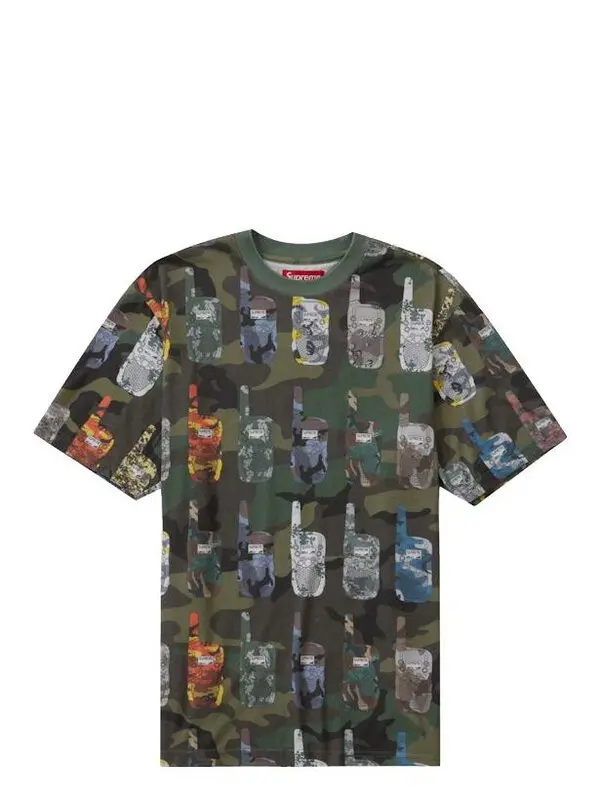 Supreme Walkie Talkie Short Sleeve Top - Woodland Camo