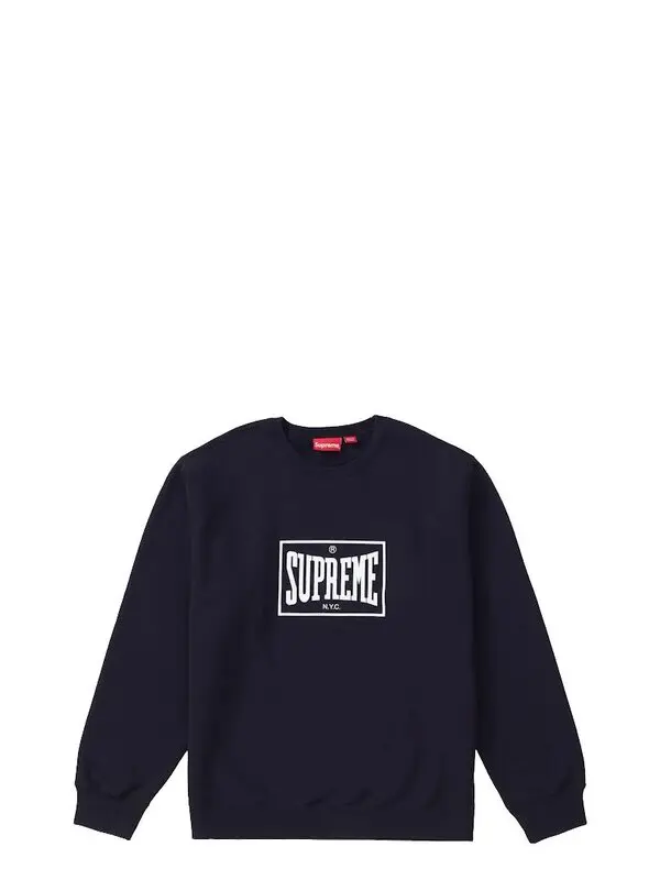 Supreme Warm Up Crewneck Sweatshirt - Black
