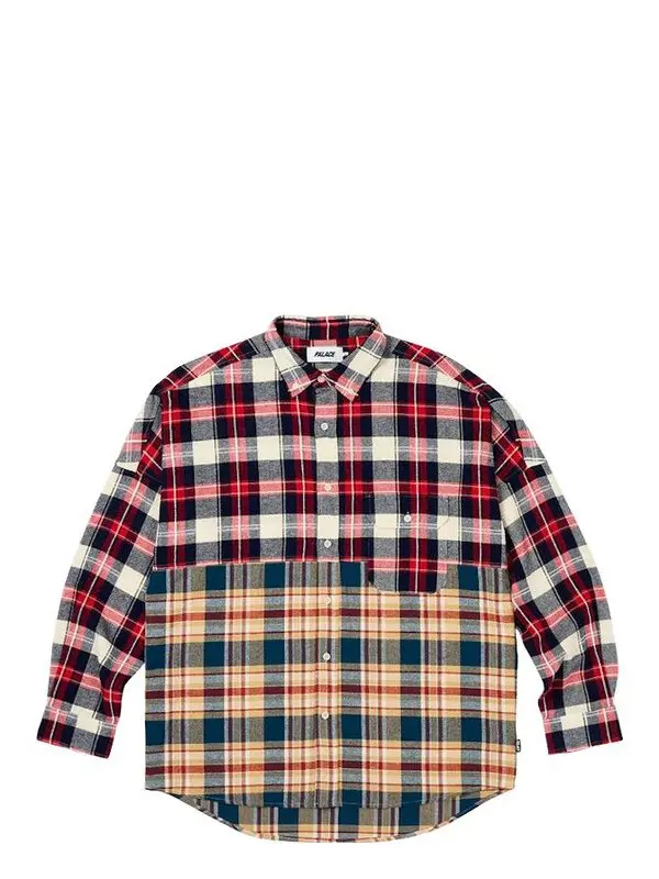 PALACE Checkmate Drop Shoulder Shirt - Red