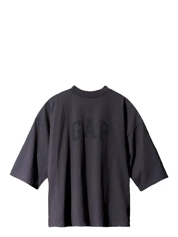 Yeezy Gap Engineered Balenciaga Dove 3/4 Sleeve Tee Shirt - Washed Black