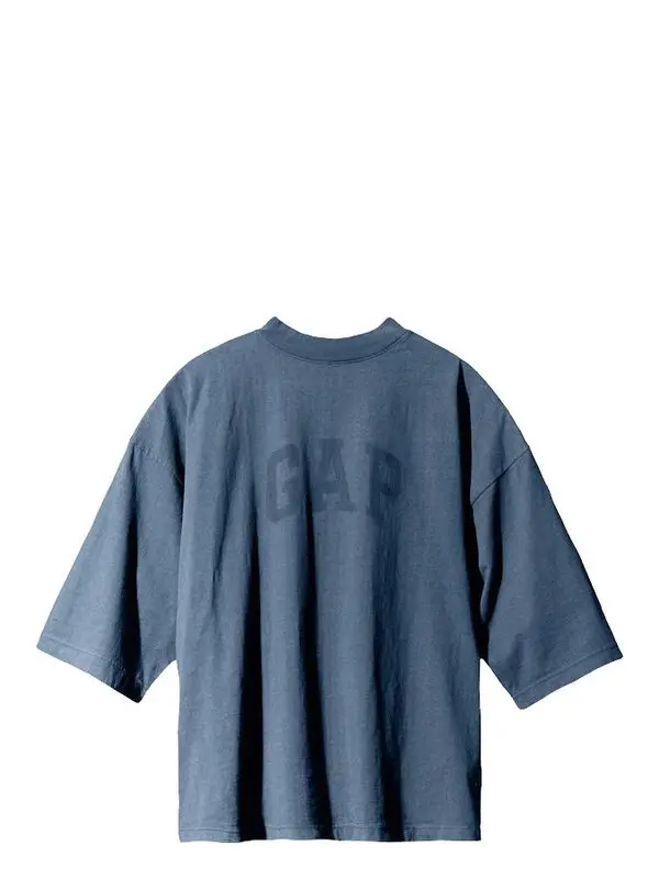 Yeezy Gap Dove 3/4 Sleeve Tee Shirt - Dark Blue