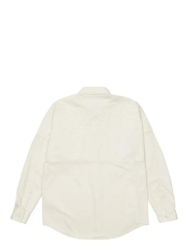 PALACE Denim Bossy Shirt - White