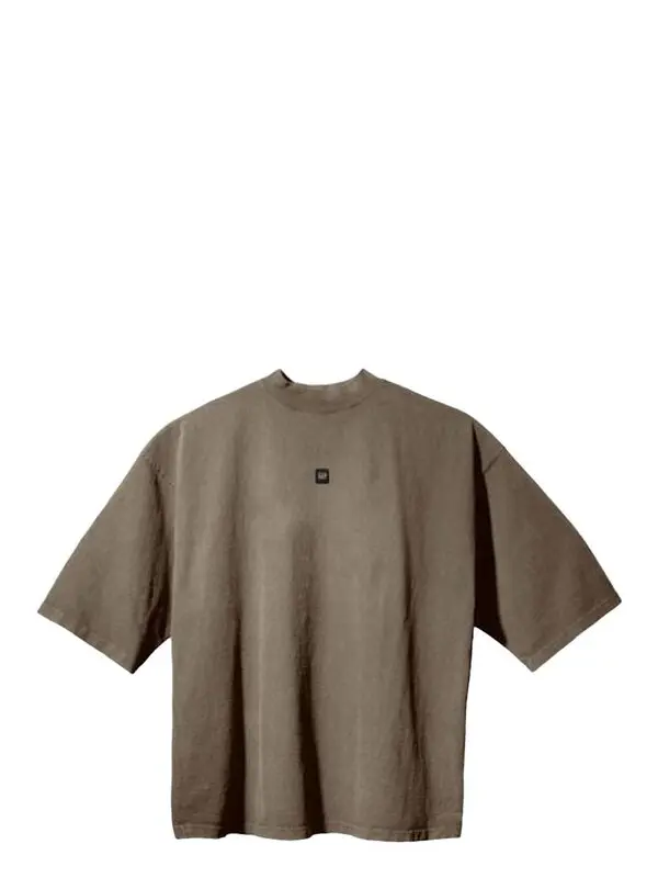 Yeezy Gap Engineered Balenciaga Logo 3/4 Sleeve T-shirt - Beige