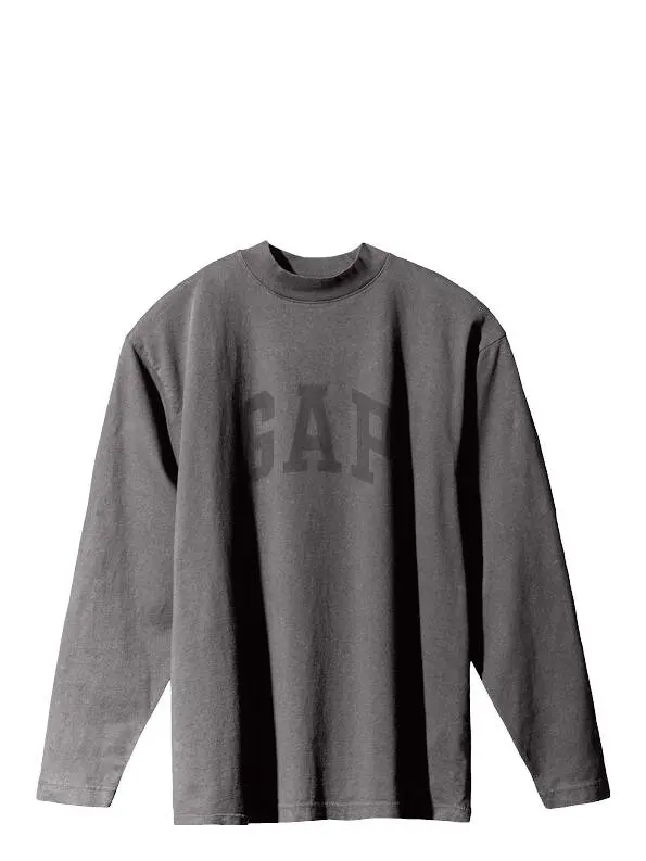 Yeezy Gap Dove Longsleeve Tee Shirt - Dark Grey