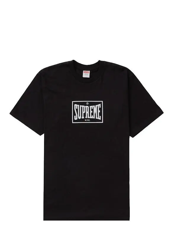Supreme Warm Up Tee Shirt - Black