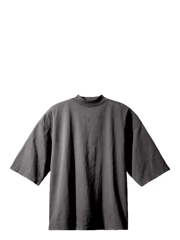 Yeezy Gap Logo 3/4 Sleeve Tee Shirt - Dark Grey