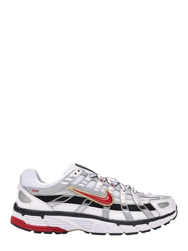 Nike P-6000 Athletic Sneakers - White/metallic Gold/varsity Red