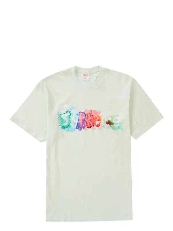 Supreme Watercolor Tee Shirt - Pale Green