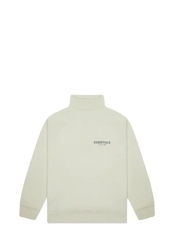 Fear Of God Essentials Pullover Mockneck Sweatshirt - Alfalfa Sage
