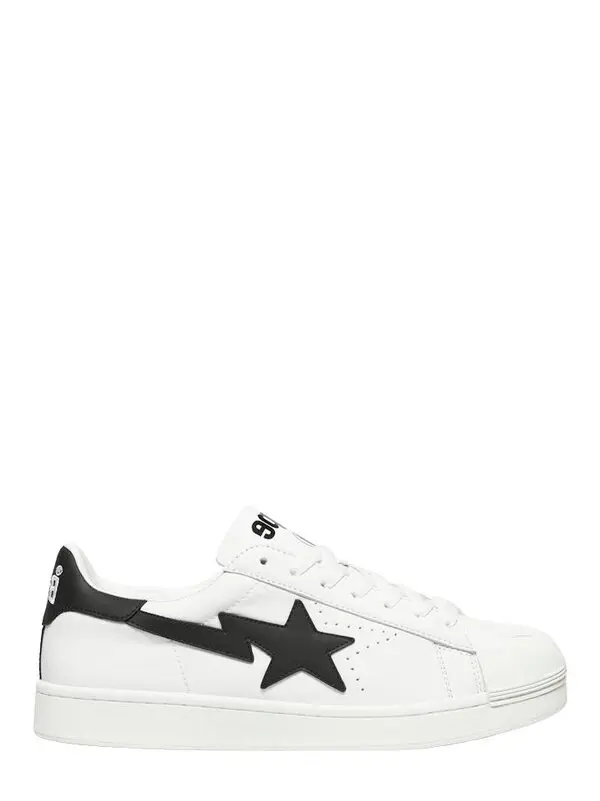 BAPE Skull Sta Sneakers - White/black