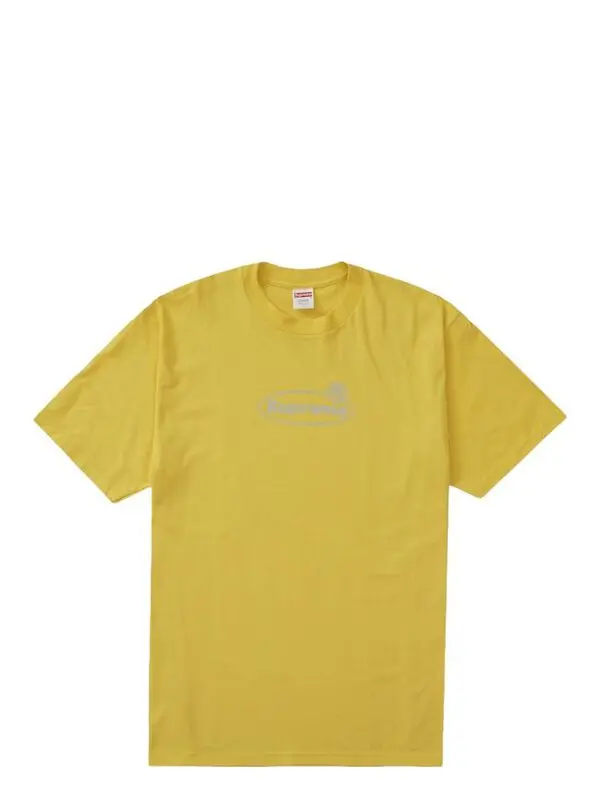 Supreme Warning Tee Shirt - Yellow