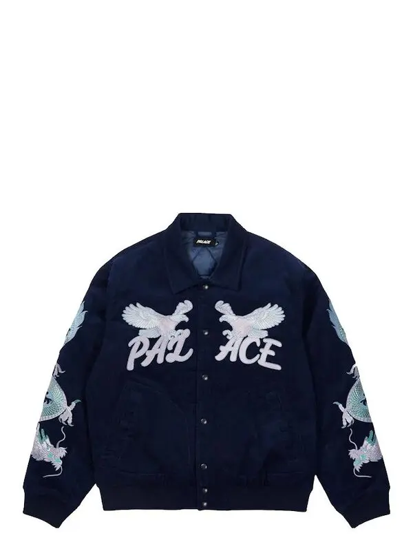 PALACE Double Dragon Tour Jacket - Navy Blue