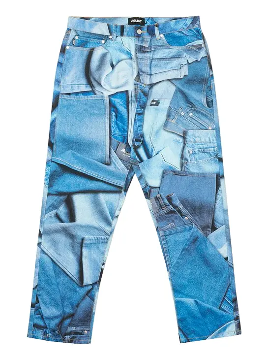 PALACE Double Denim Jean - Blue