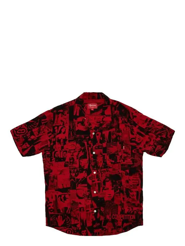 Supreme Vibrations Rayon Shirt - Red