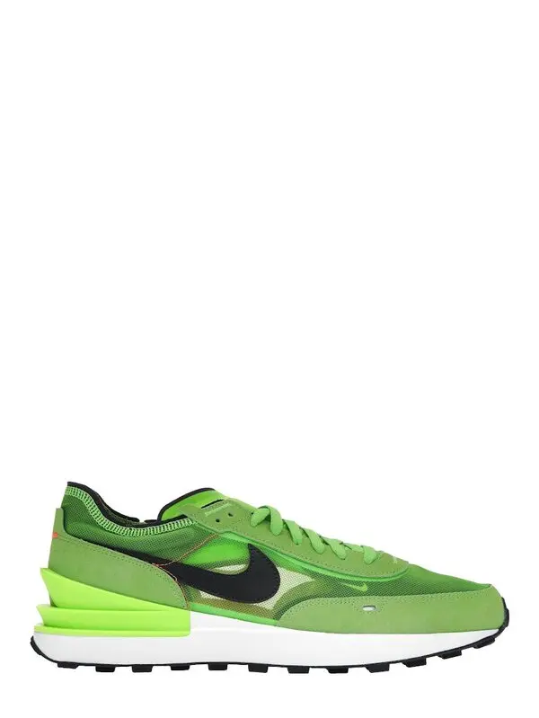 Nike Waffle One Electric Green Sneakers - Mean Green/hyper Crimson/black