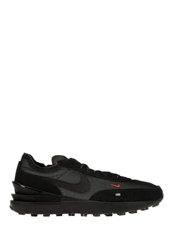 Nike Waffle One Reflective Sneakers - Black/grey/red