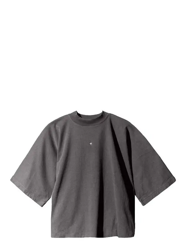 Yeezy Gap Logo No Seam Tee Shirt - Dark Grey