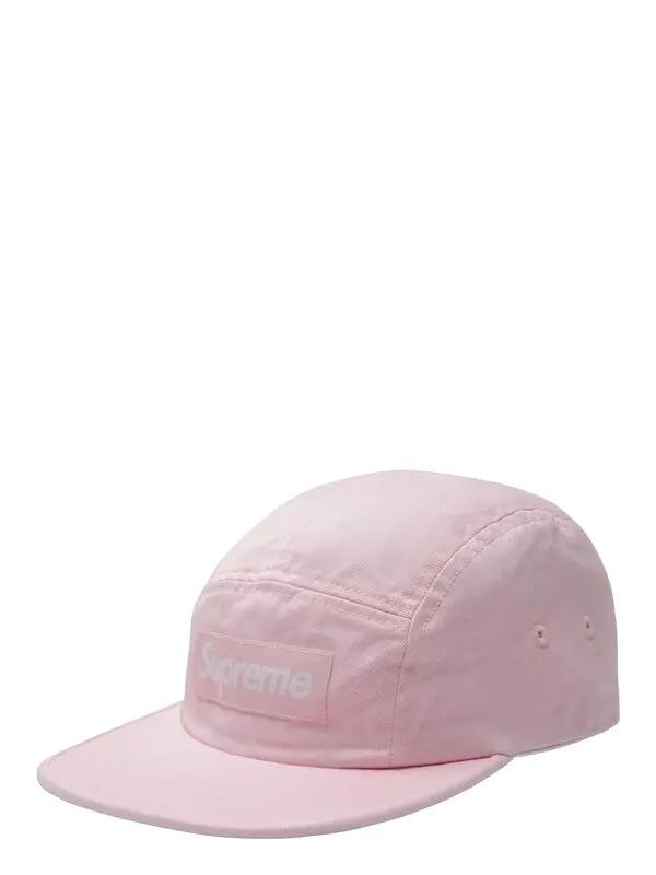 Supreme Washed Chino Twill Camp Cap - Light Pink