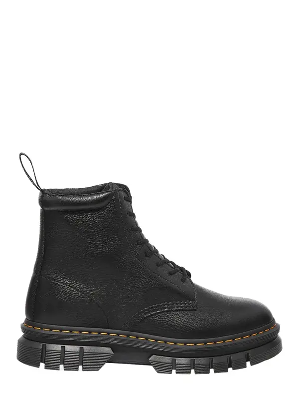 Dr. Martens Rikard Lunar Leather Platform Boots - Black/black Lunar