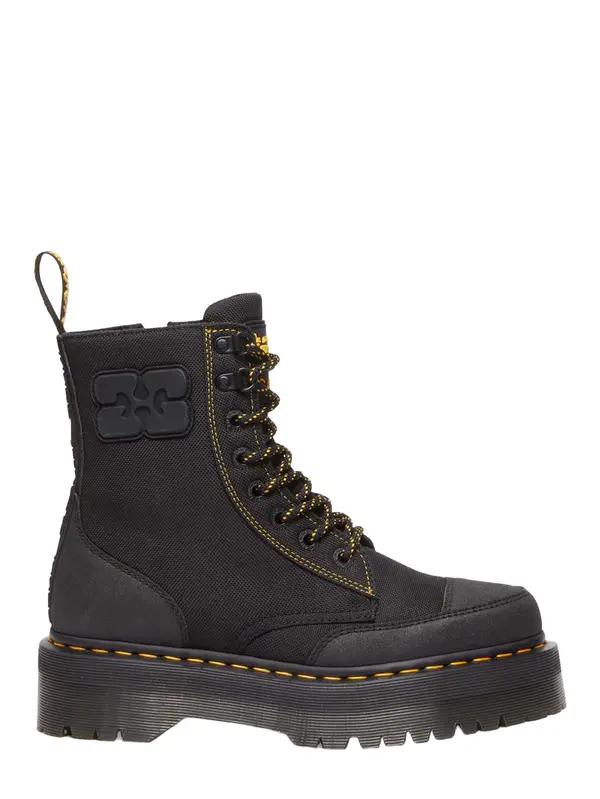 Dr. Martens Jadon Nylon Platform Boots - Black