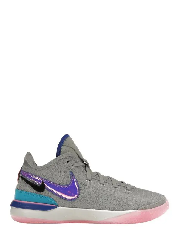 Nike Zoom Lebron Nxxt Gen Sneakers - Wolf Grey/pink Spell/hyper Royal