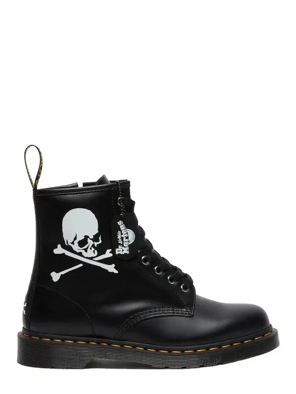 Dr. Martens 1460 Leather Boots - Black/white