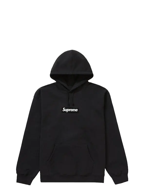 Supreme West Hollywood Box Logo Hooded Sweatshirt - Black