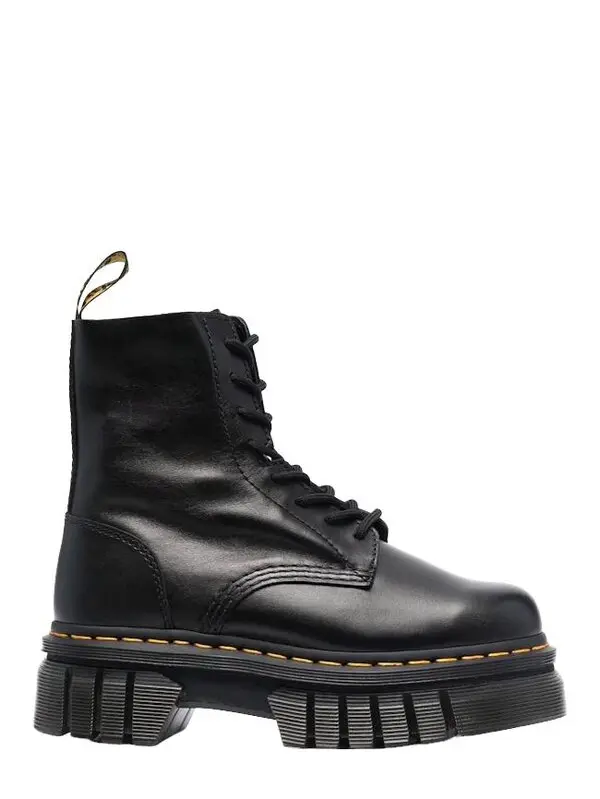 Dr. Martens Audrick Leather Platform Boots - Black