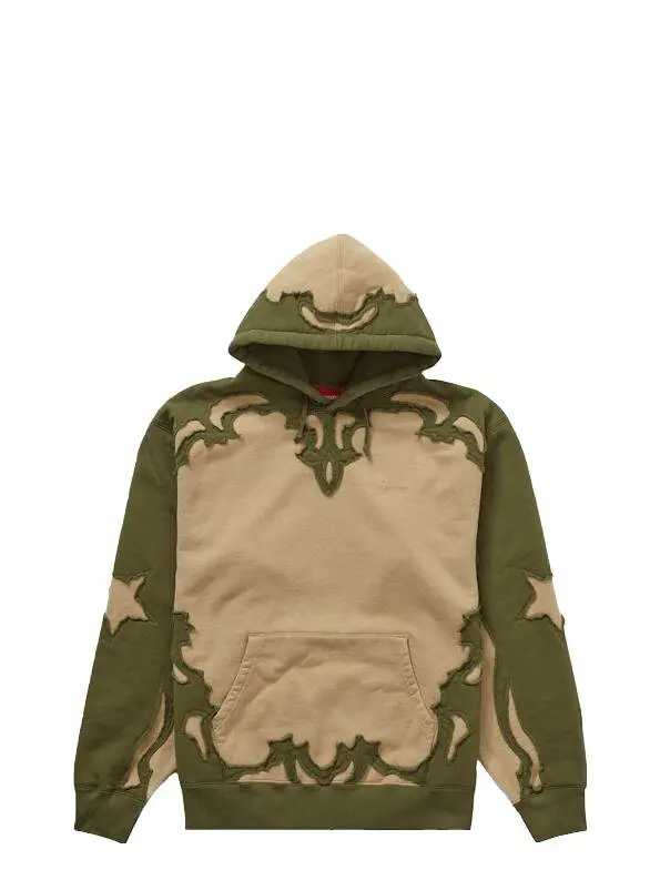 Supreme Cut Out Hooded Sweatshirt - Dark Tan