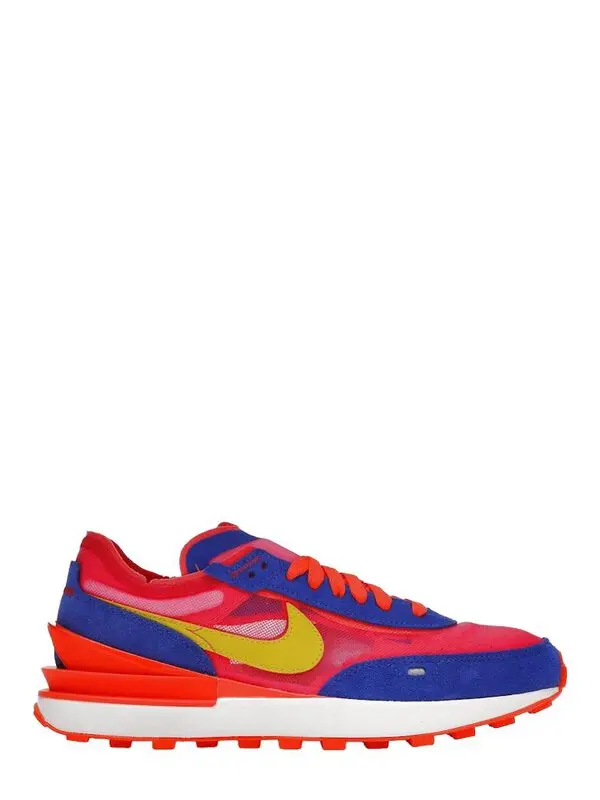 Nike Waffle One Sneakers - Racer Blue/hyper Pink/siren Red