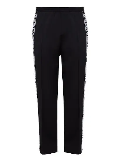 Dsquared2 Striped Wool Pants - Black/white