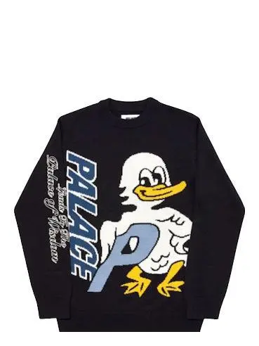 PALACE Duck Out Knit - Black