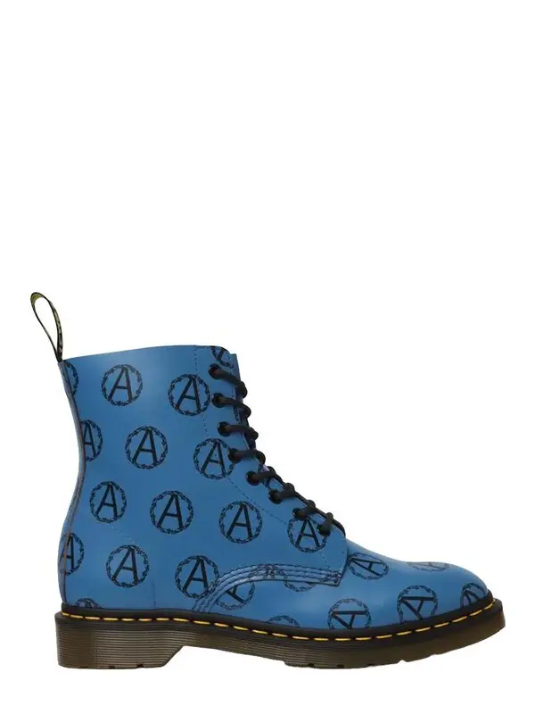 Dr. Martens 8-eye Supreme X Undercover Anarchyin Boots - Blue/black