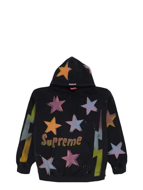 Supreme Gonz Stars Hooded Sweatshirt - Black