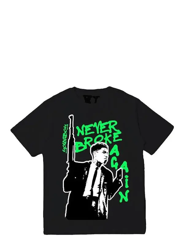 YOUNGBOY NBA X Vlone My Window Tee Shirt - Black