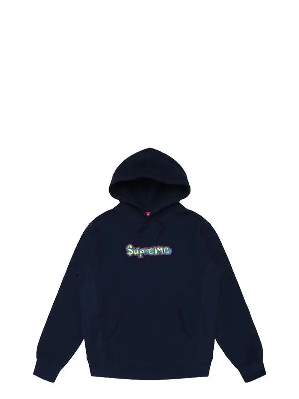 Supreme Gonz Logo Hooded Sweatshirt - Navy Blue
