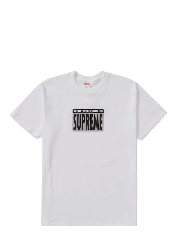 Supreme Who The Fuck Tee Shirt - White