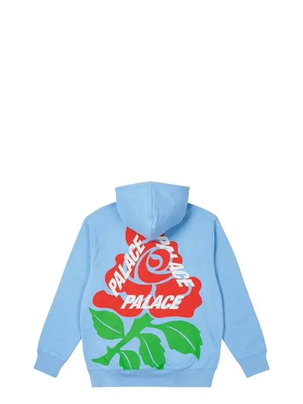 PALACE English Rose Hood - Light Blue