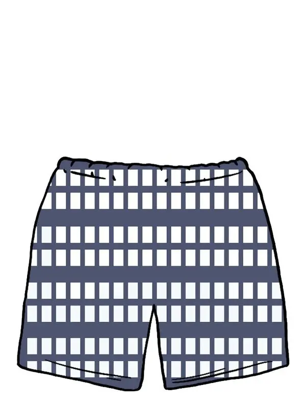 Supreme Grid Soccer Short - Navy Blue