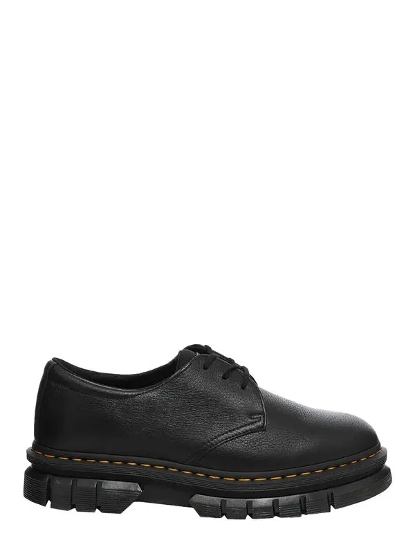 Dr. Martens Rikard Lunar Leather Platform Shoes - Black/black Lunar