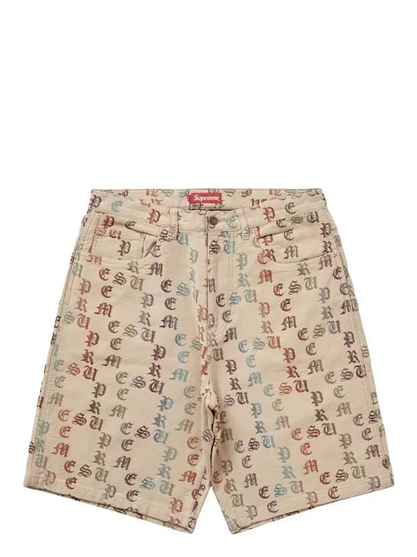 Supreme Gradient Jacquard Denim Short - Tan