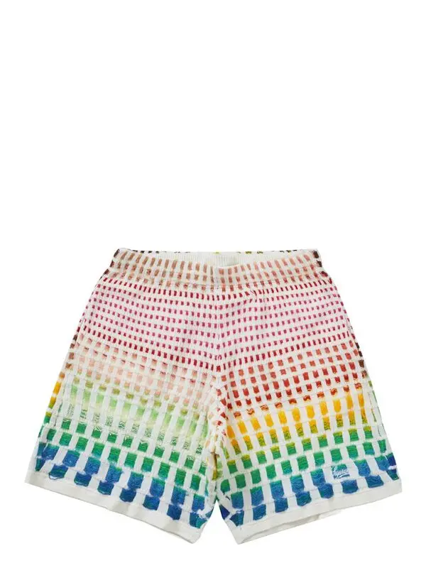 Supreme Gradient Grid Knit Short - Natural