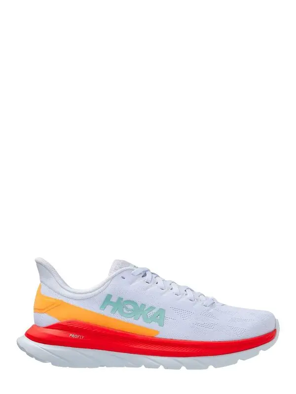Hoka One One Mach 4 Sneakers - White/fiesta