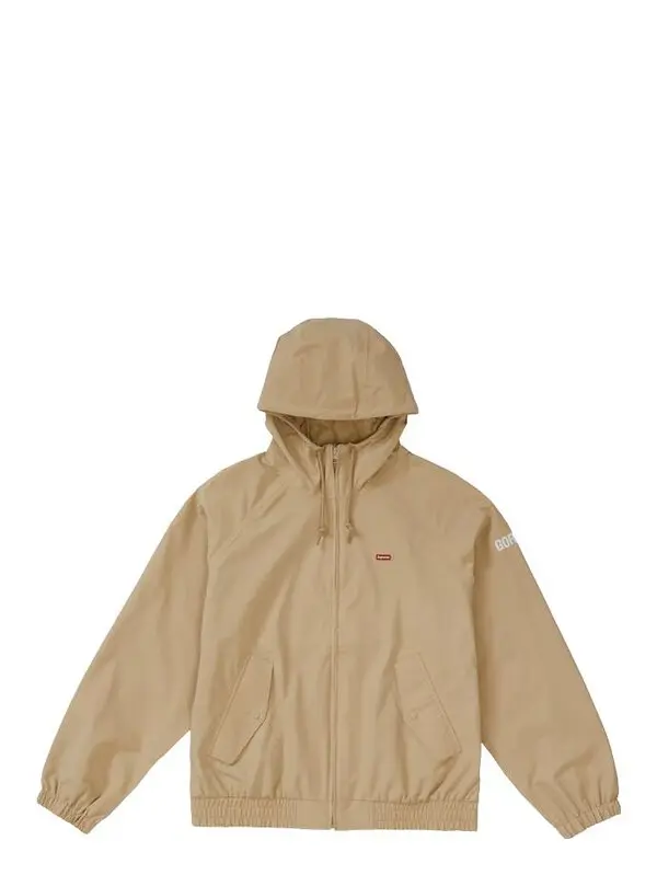 Supreme Goretex Hooded Harrington Jacket - Tan