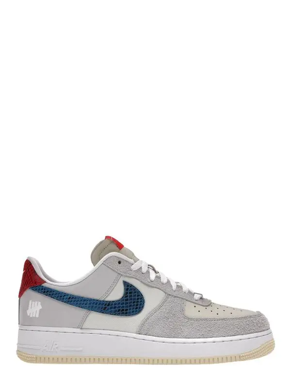 Nike Force 1 Low Undefeated On It Dunk Vs. Af1 - Grey Fog/ Imperial Blue
