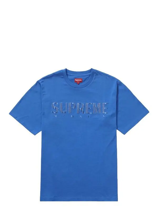 Supreme Gradient Logo Tee Shirt - Blue